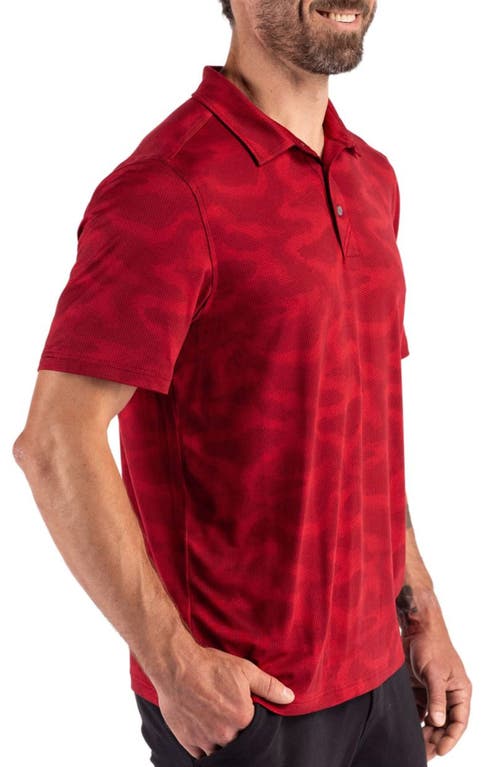 CUTTER & BUCK epic comfort camo regular fit polo